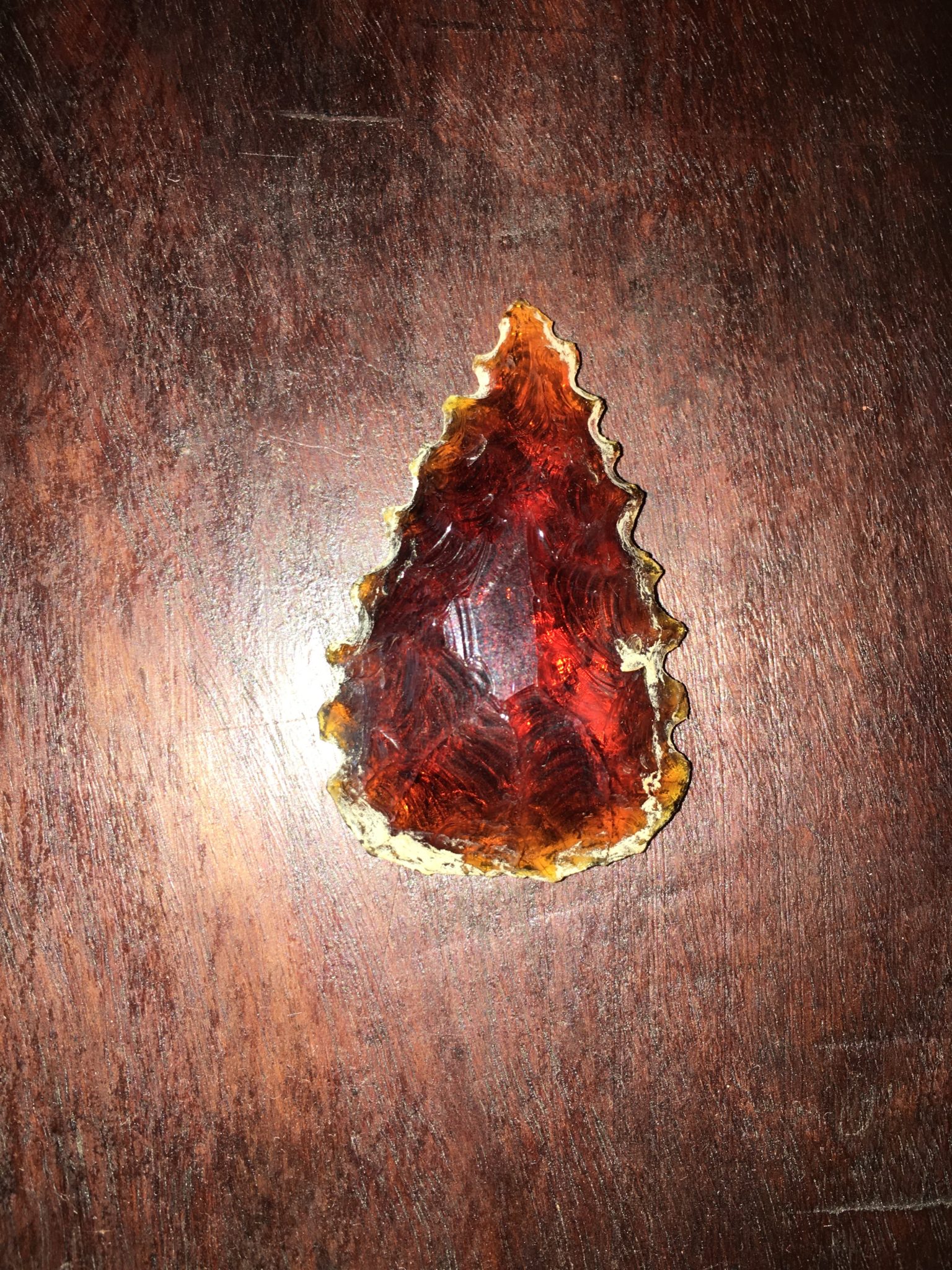 Kimberley Point bottle glass with cast in number. (K15) - Southern ...