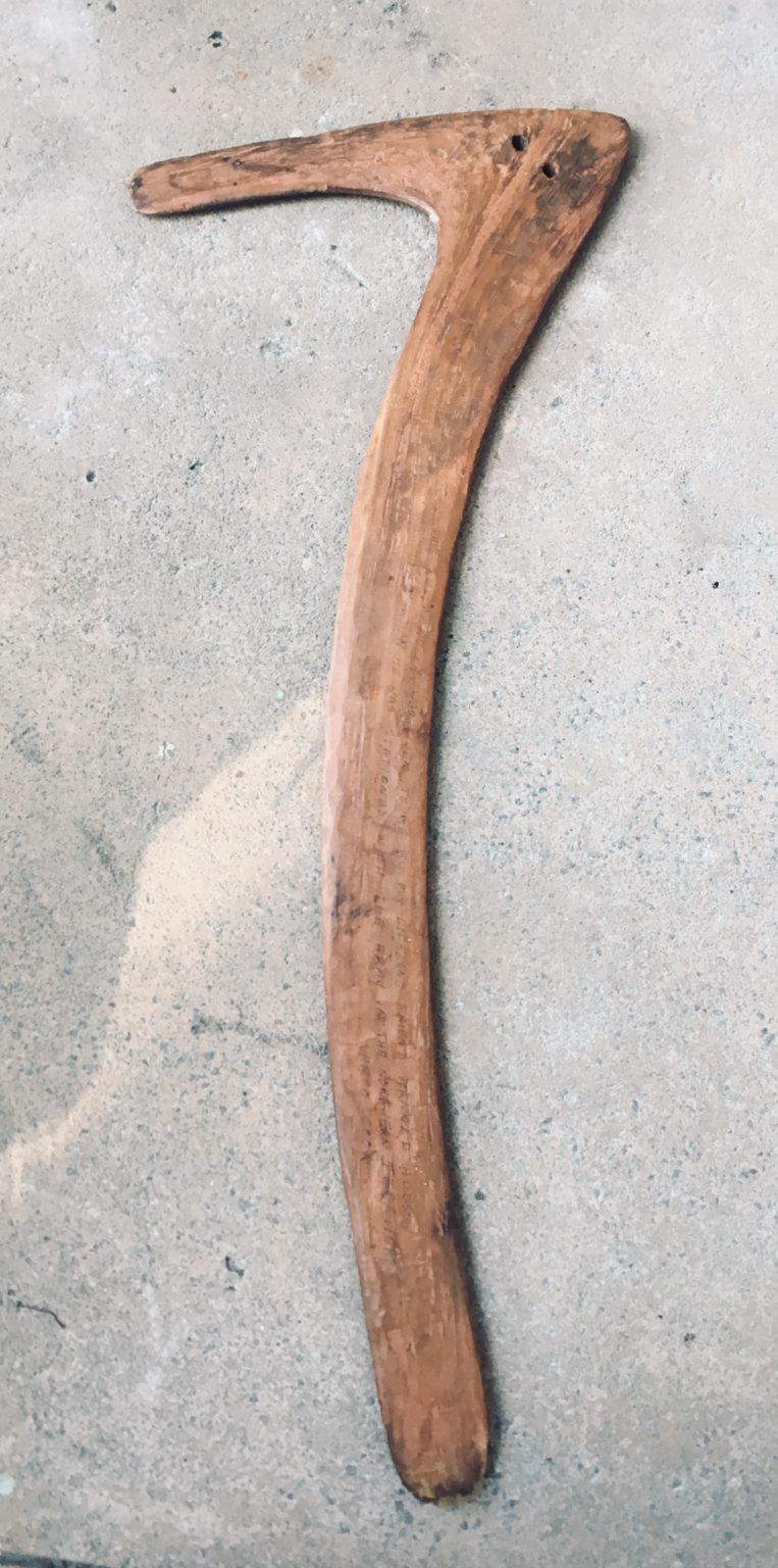 Aboriginal Hooked (No7) Fighting Boomerang (B2) - Southern Cross ...