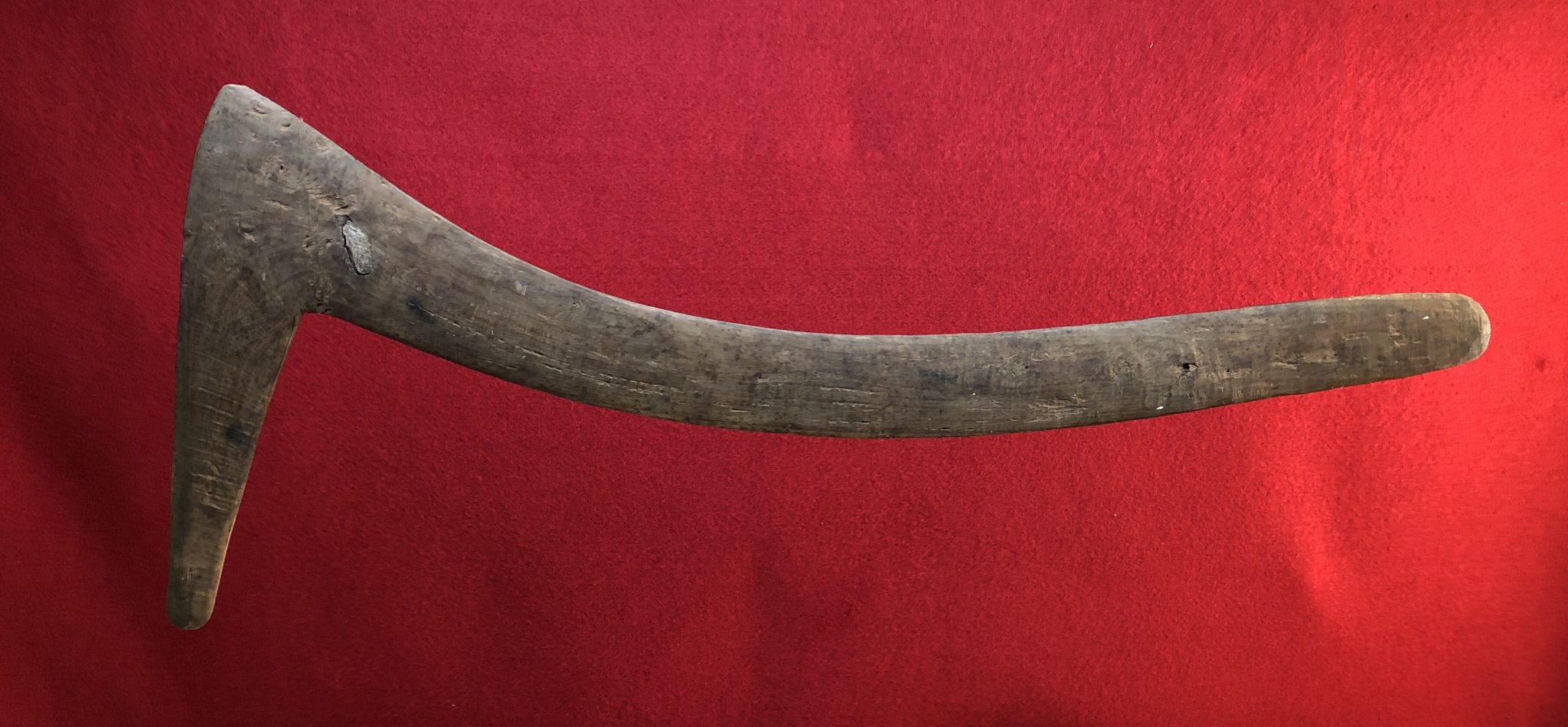 Aboriginal Hooked Fighting Boomerang - Southern Cross Antique Arms