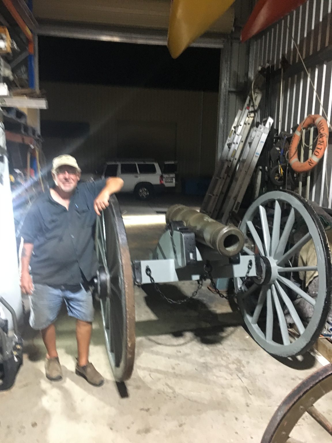 1830 British howitzer fully restored for Silent World Foundation Museum ...