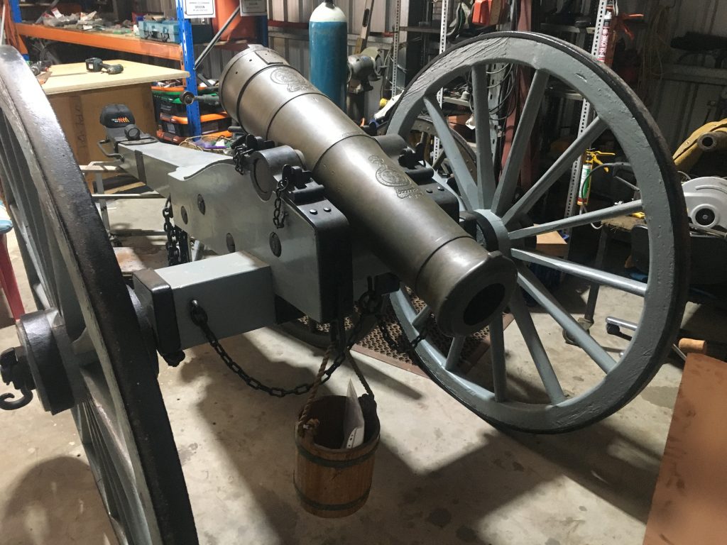 1830 British howitzer fully restored for Silent World Foundation Museum ...