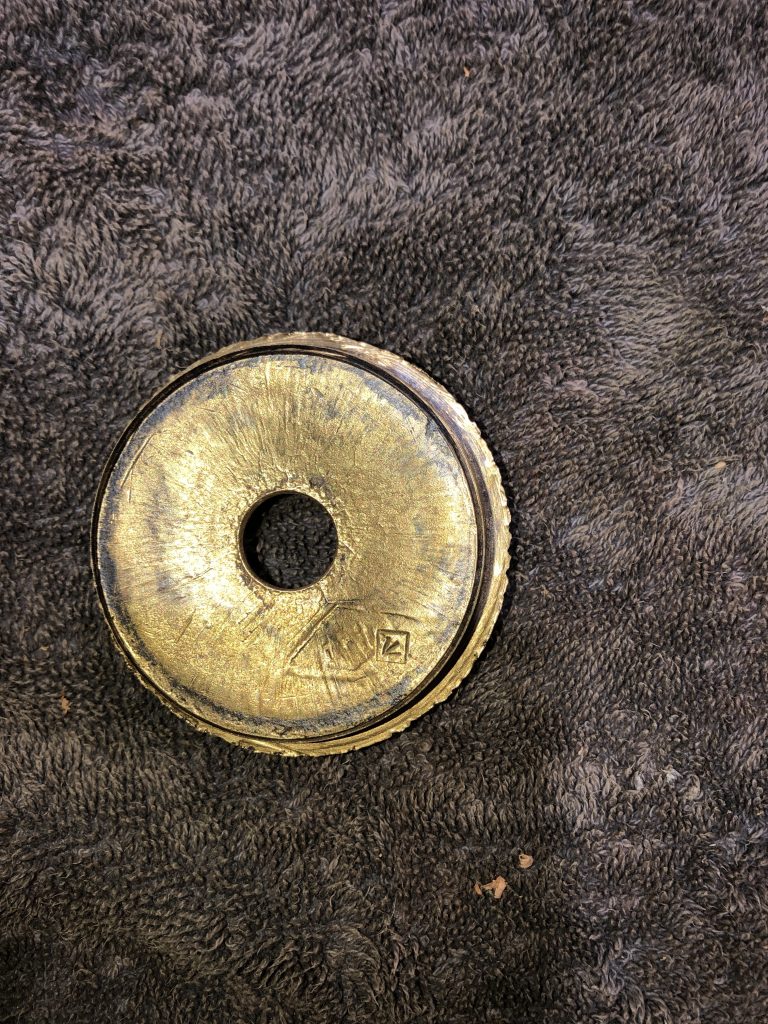 British WW1 18pr artillery very rare round failed to explode. Fuse ...