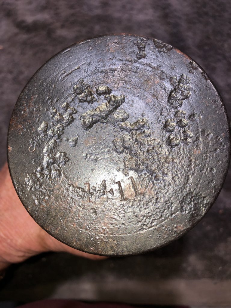 British WW1 18pr artillery very rare round failed to explode. Fuse ...