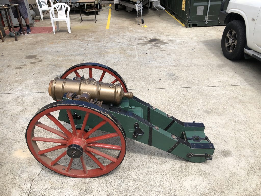 Howitzer, 1750 era full size modern copy. Made to Millers design with ...